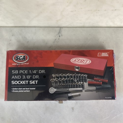 SCA Socket Set 1/4" & 3/8" Drive Metric/SAE 58 Piece (547663) for sale ...