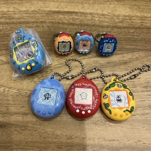 Tamagotchi Shakashaka Charm Collection Gachapon Set Rare Collectible ...