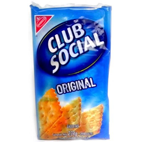 Club Social Original Snack Crackers 0.92 Ounce Pack of 9 Salty Treats ...
