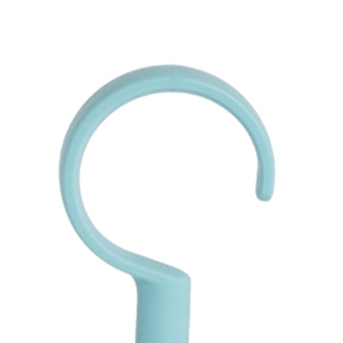 (Blue White)Plastic Sock Clips Drying Rack 6 Clips Prevent 360 Degree ...