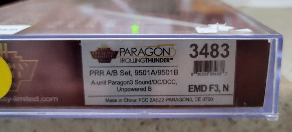 Broadway Limited EMD F3 A/B diesel Prr Rolling Thunder Sound | eBay