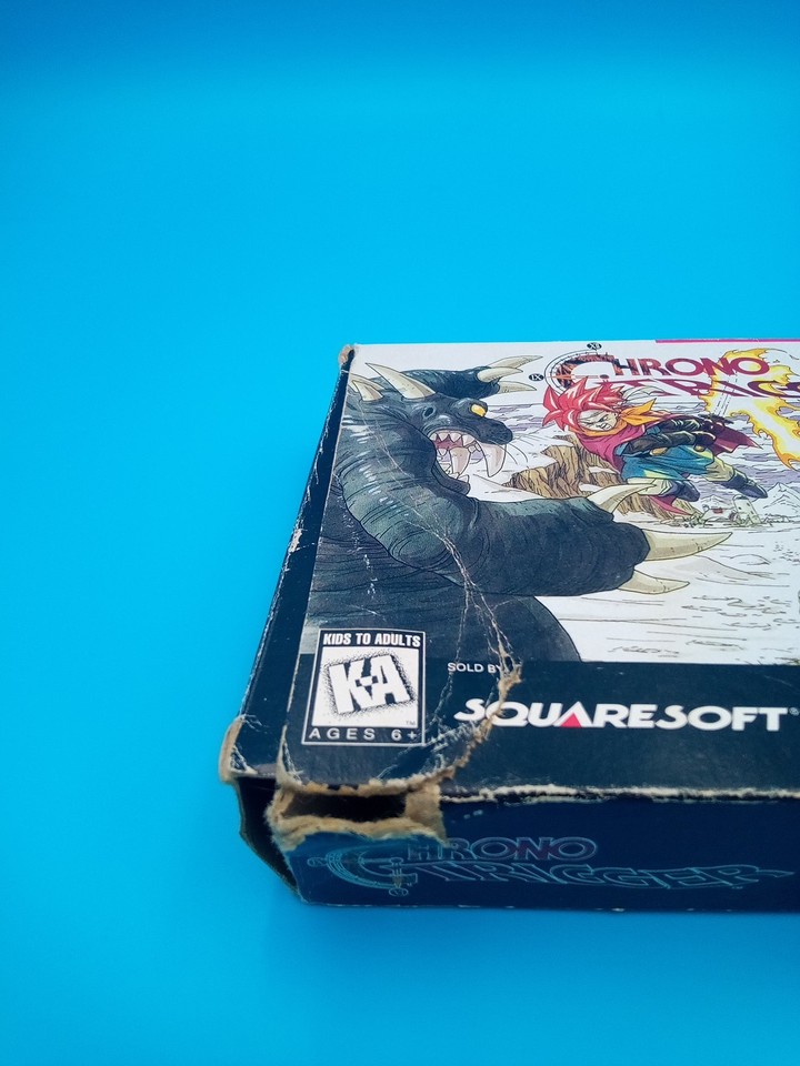SNES Super Nintendo Authentic Chrono Trigger Box, Trey, Manual & Poster ...
