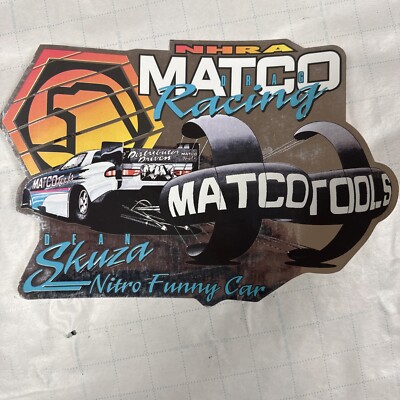 Matco Tools garage shop drag racing decal sticker NHRA Dean Skuza Nitro ...