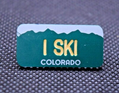I Ski Colorado Ski Lapel Pin | eBay