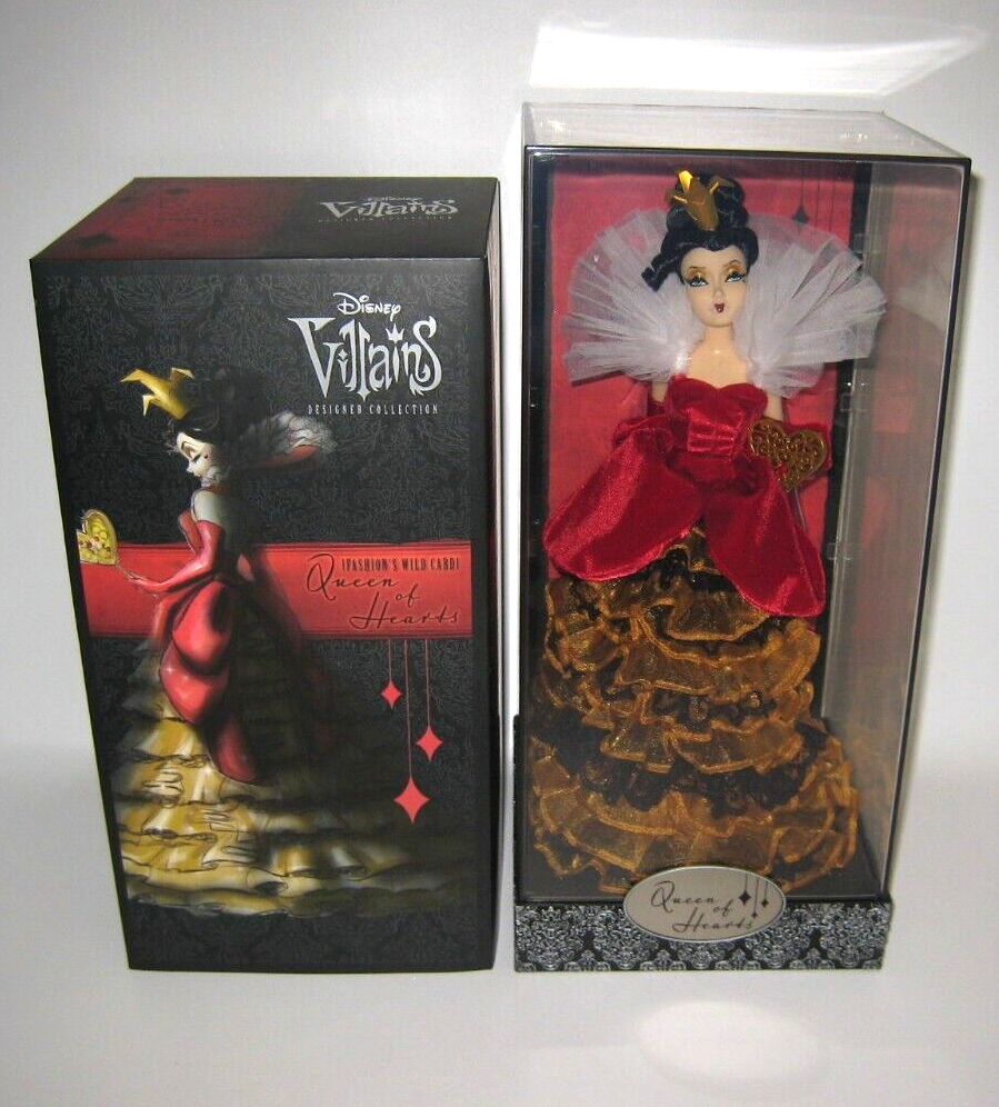 Queen of Hearts Villain Disney Store Limited Ed Doll 7889/13000 MIB # ...