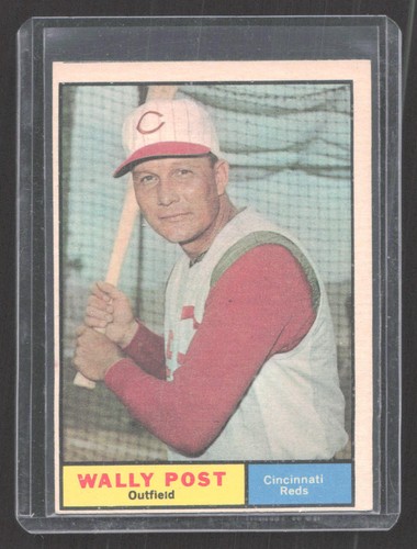 1961 Topps VG-EX Wally Post #378 Cincinnati Reds | eBay
