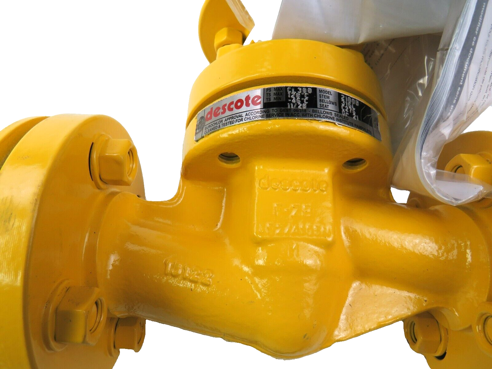 DESCOTE 2100B 1" 300# SEALED GLOBE VALVE New | eBay