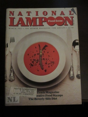 National Lampoon Magazine March 1982 Food Issue 45 | eBay