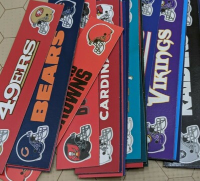 NFL Team Refrigerator Magnet 5" by 1" - Gloss - Pick your Team | eBay