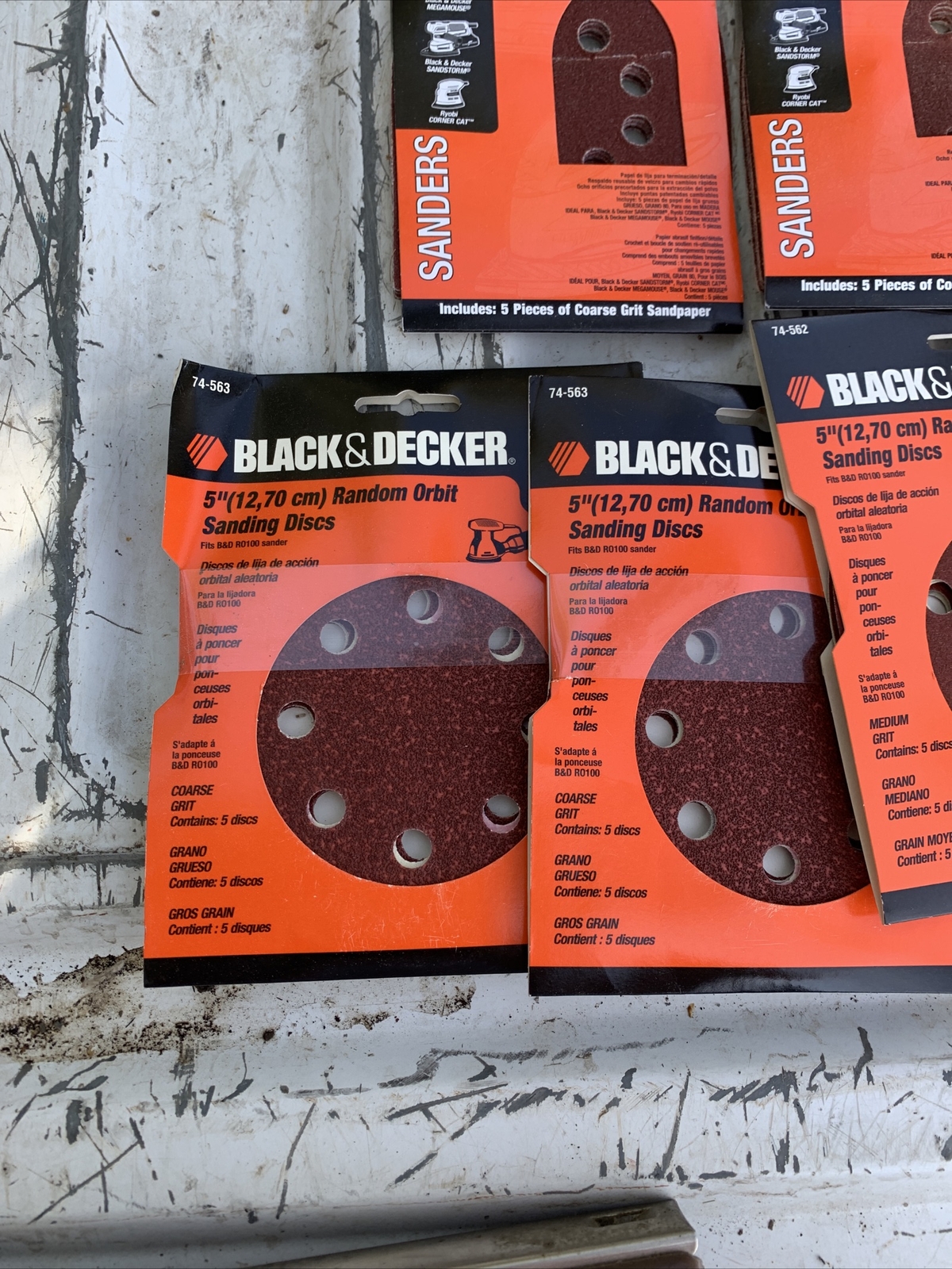 Black & Decker Mouse Sandpaper Fingertip Assortment ASTD Finger Attac ...
