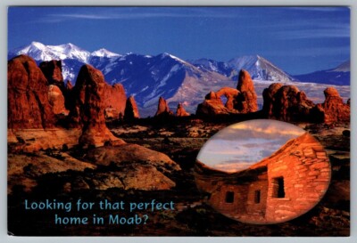 Postcard Moab Utah Scenic View Century 21 Realtor Advertising | eBay