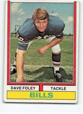 1974 Topps #346 Dave Foley G/VG Good/Very Good Bills | eBay