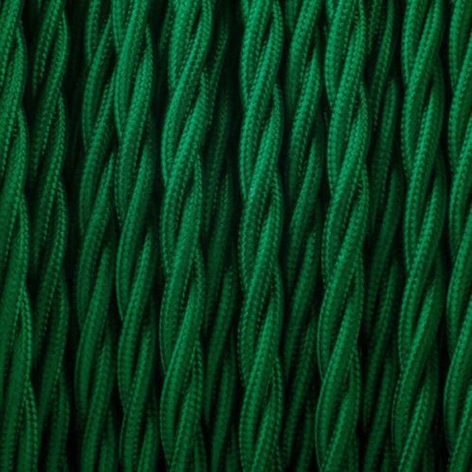 Italian Coloured braided lighting flex 2/ 3 core cord Vintage Retro ...