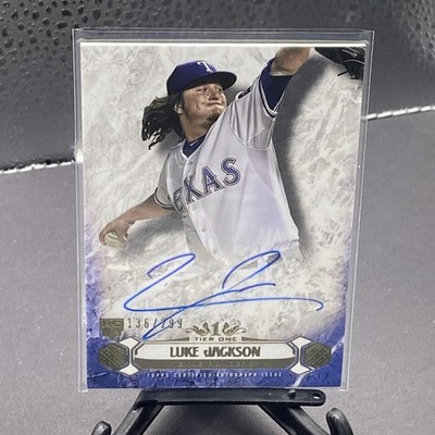 2016 Topps Tier One Luke Jackson Rookie Breakout On Card Auto Autograph ...