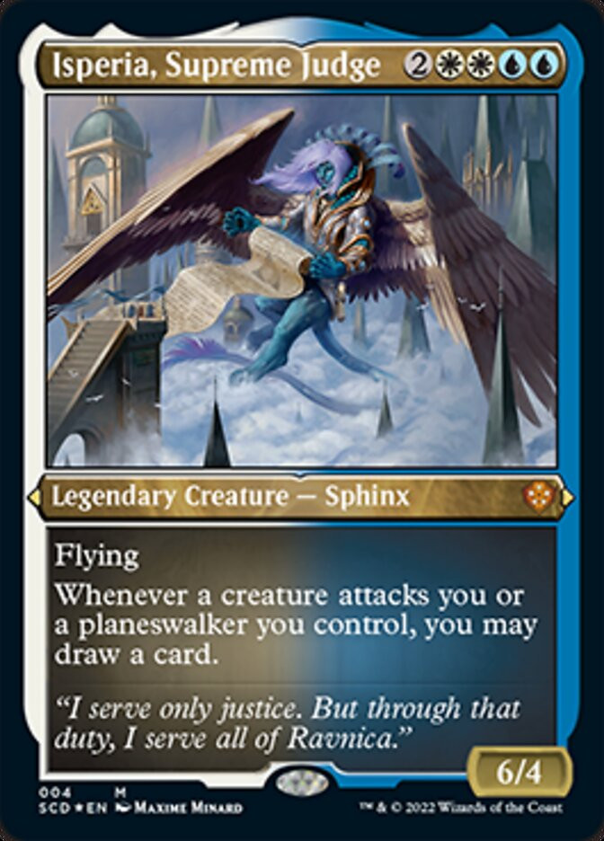 Isperia, Supreme Judge (Foil Etched) [Starter Commander Decks] Magic ...