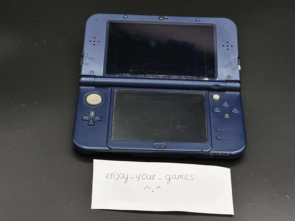 Nintendo New 3DS XL LL Blue | English | Charger | Stylus - SHIP IN 1 ...
