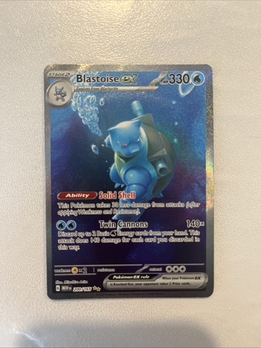 Blastoise ex 200/165 Sv: Scarlet & Violet 151 Holo | eBay