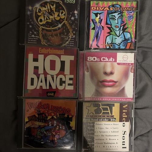 🕺 80s Dance Music CD Lot – Club Hits, Funk, Soul & Pop Compilations (6 ...