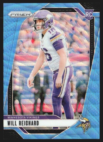 2024 Panini Prizm Blue Wave Rookie 162/230 Will Reichard #396 JW1 | eBay