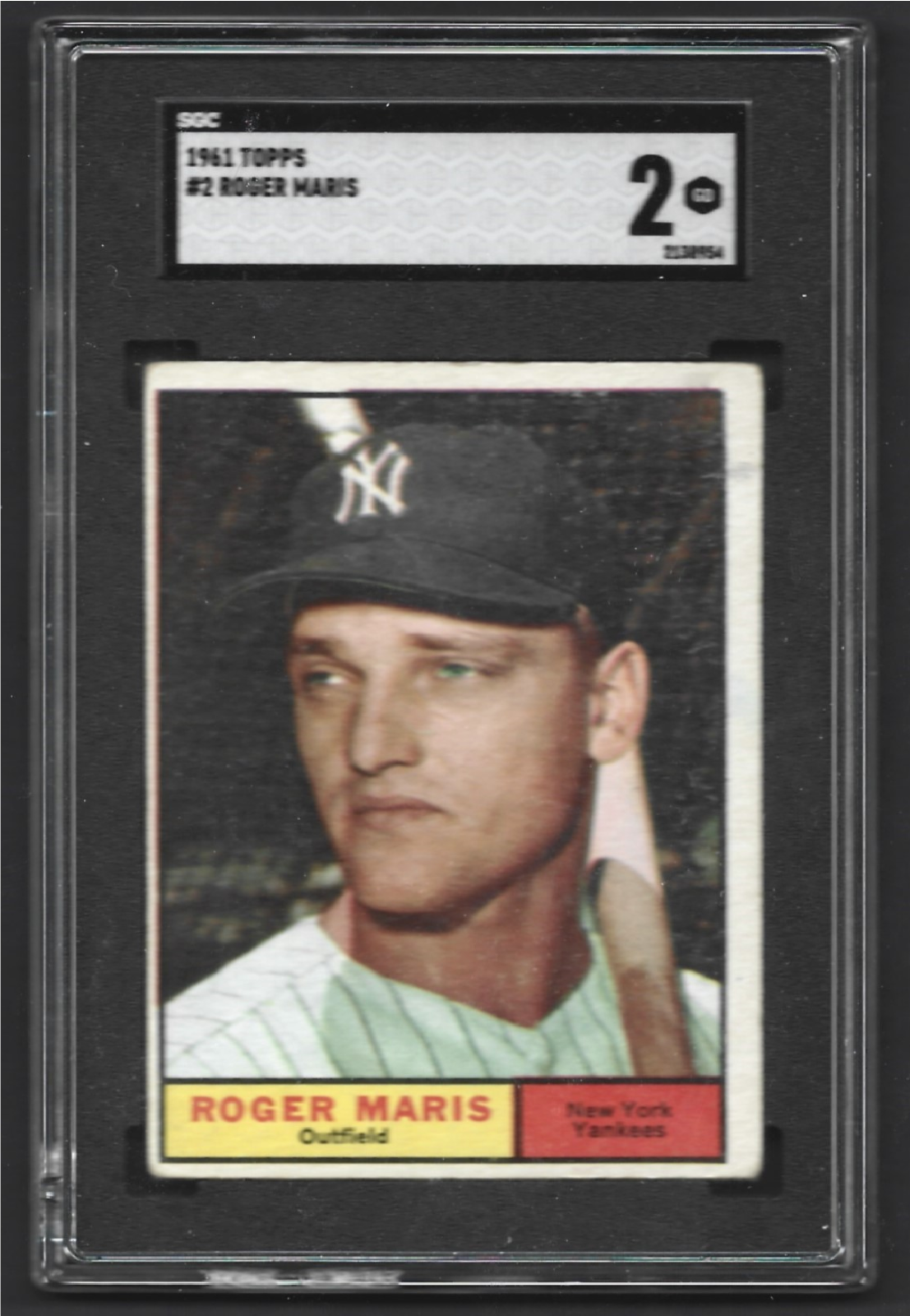 1961 Topps Roger Maris # 2 NY Yankees SGC 2 Good | eBay