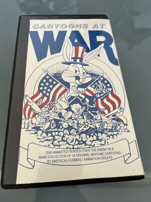 Cartoons At War VHS EMG Video WWII Donald Duck Popeye Bugs Bunny ...
