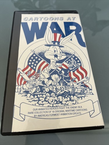 Cartoons At War VHS EMG Video WWII Donald Duck Popeye Bugs Bunny ...