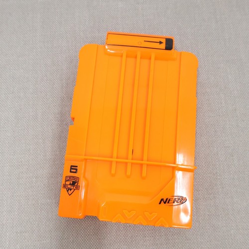 Nerf N-Strike Dart Blaster Magazine 6 Count Capacity Orange | eBay