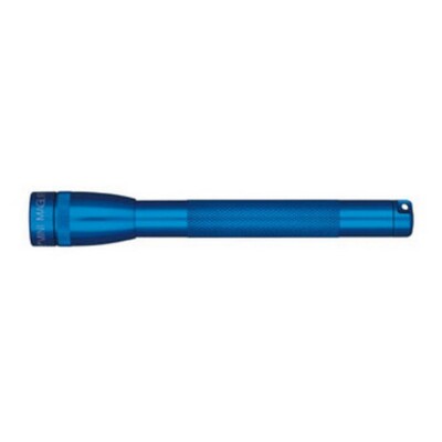 Maglite Mini Mag Flashlight 9 Lumen 2x AAA Battery Aluminum Royal Blue ...