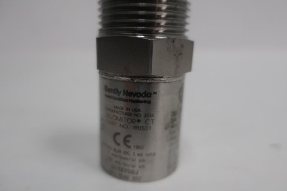 Bently Nevada 190501 Velomitor Ct Velocity Transducer 10-24v-dc | eBay