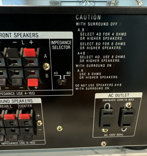 Sony Stereo control center Model: STR-D965 Remote Included | eBay