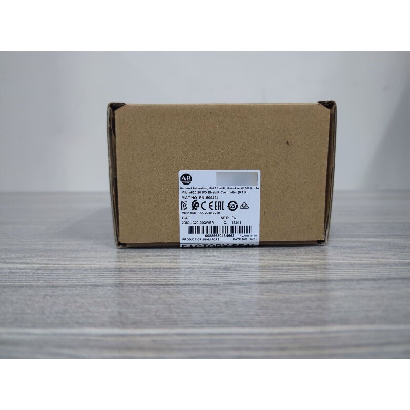 AB 2080-LC20-20QWBR Micro820 20 I/O ENet/IP Controller New Sealed In ...