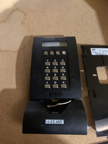 HID iCLASS bioCLASS Biometric Keypad Smart Card Reader 61YXB | eBay