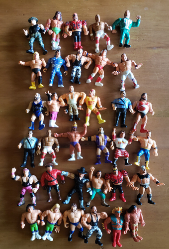 WWF Hasbro lot Vintage Retro 34 Figures | eBay