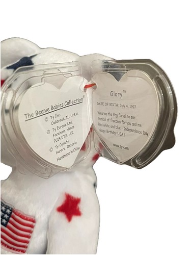 RARE New Ty Beanie Original Baby Glory~ Date Of Birth July 4th 1997 | eBay