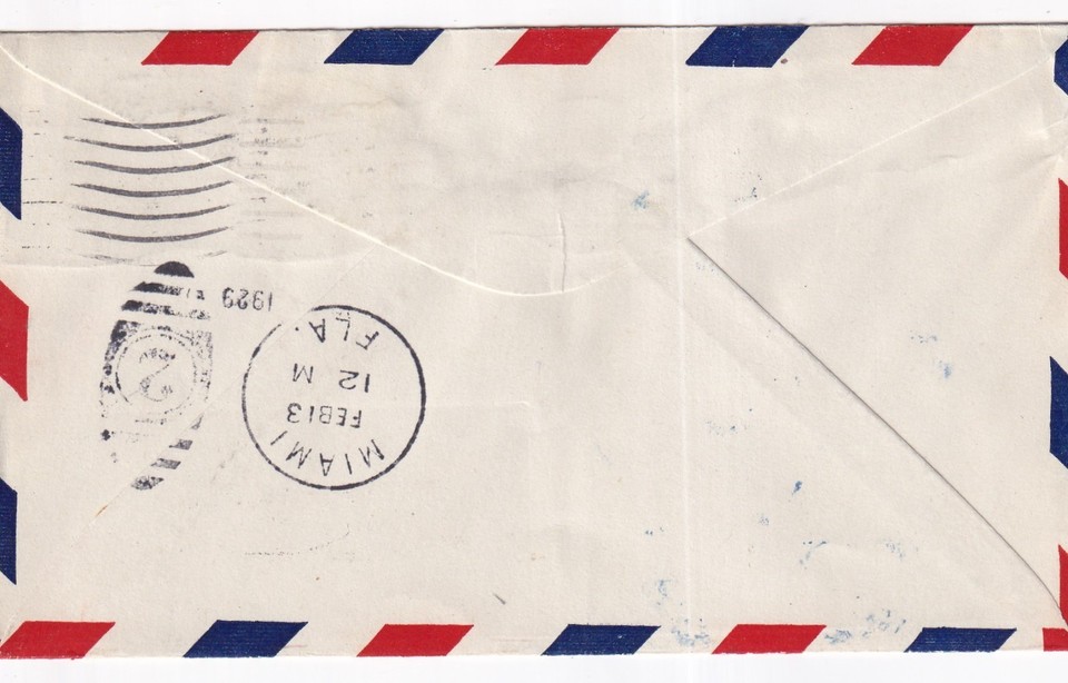Canal Zone-USA First Flight Airmail Cover | eBay