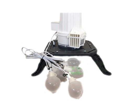 Gemmy Replacement Fan Blower with 6 Lights and Base for 10 to 12 Feet ...