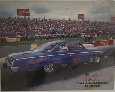 CHEVVROLET HEARTBEAT OF AMERICA NHRA DRAG RACING TOM JACOBSON PHOTO | eBay