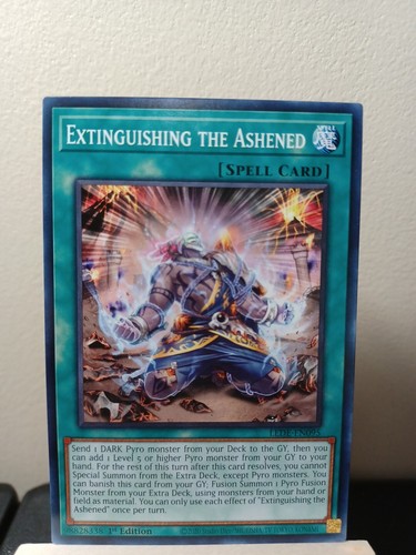 Yugioh! - Extinguishing The Ashened - LEDE-EN095 - 1st Edition - Common ...