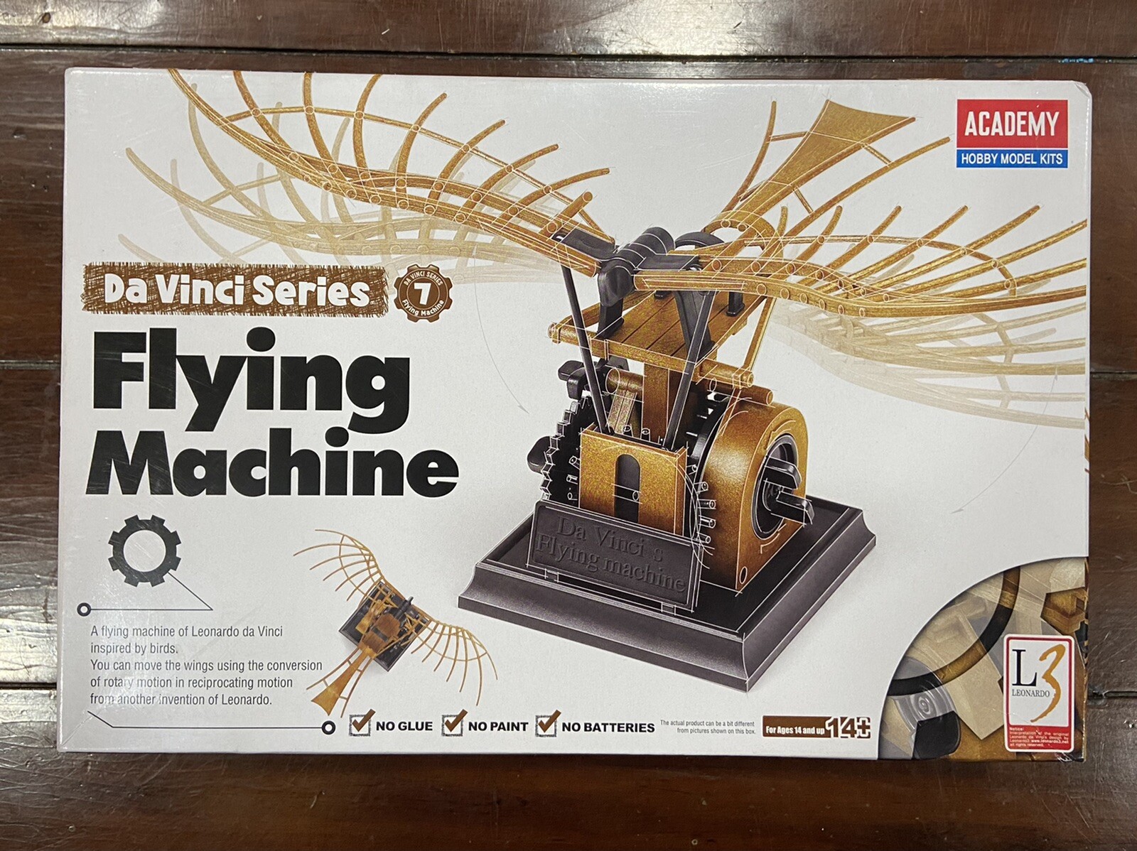 Leonardo Da Vinci Flying Machine Model Kit