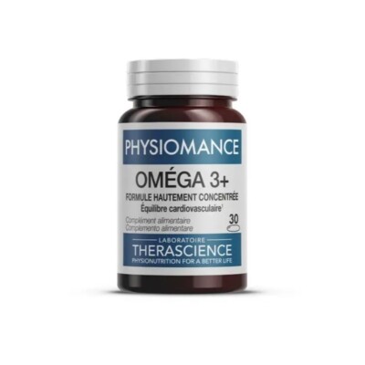 LABORATOIRE THERASCIENCE Physiomance Omega 3+ Heart Health Supplement ...