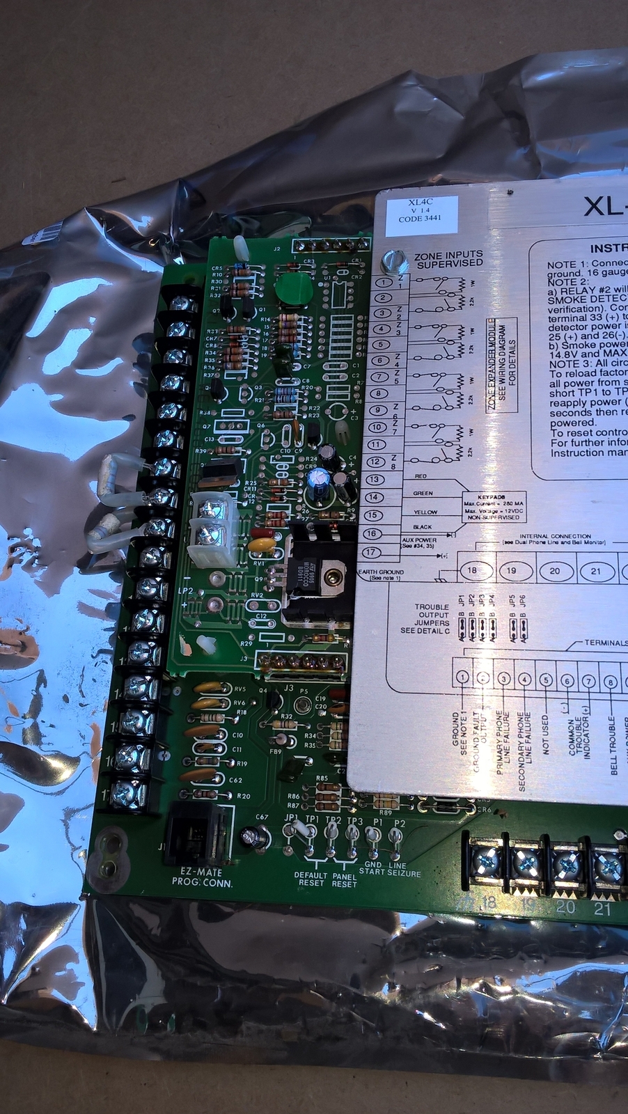 Honeywell FBII Xl-4c XL4C Fire/burglary Alarm Control Panel 4cpo Xk-7lc ...