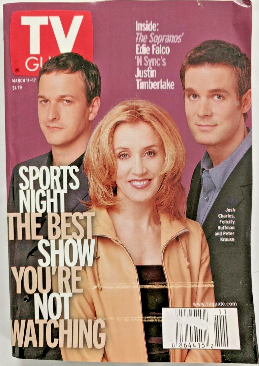 TV Guide Magazine March 11-17 2000 Best Show You Are Not Watching-M243 ...