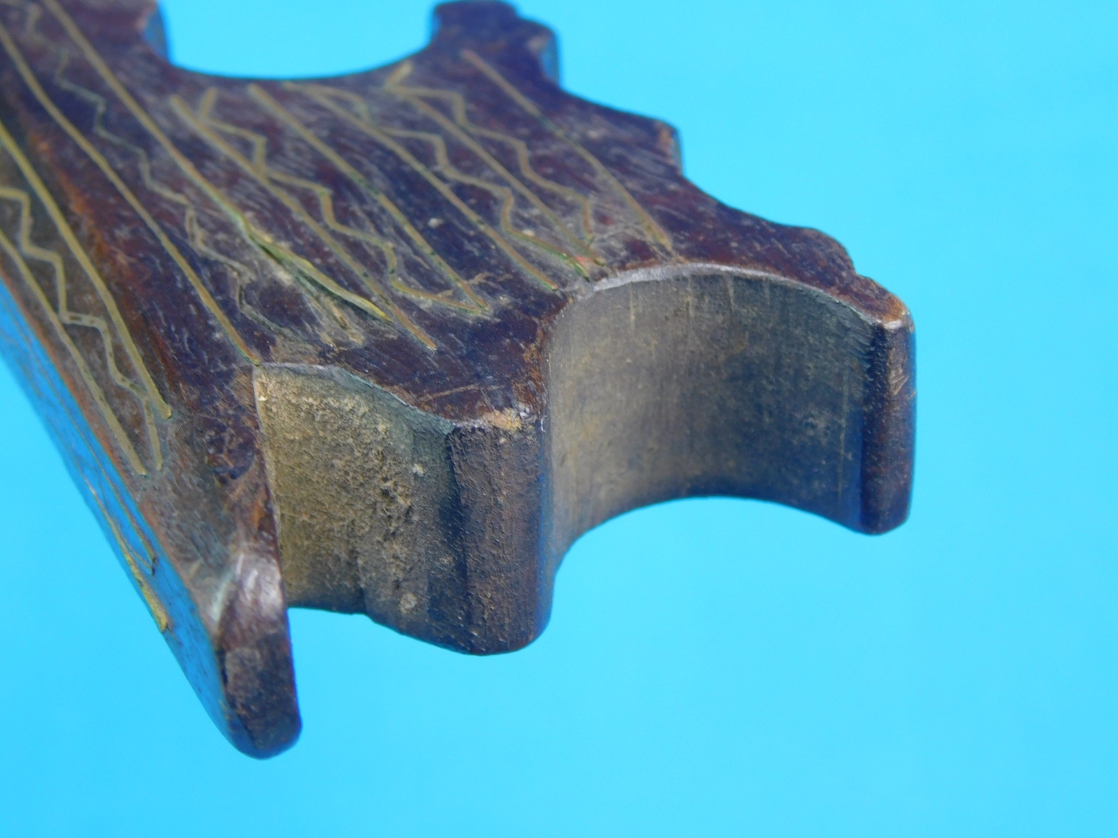 Antique Vintage Old North African Africa Nimcha Curved Sword & Scabbard ...