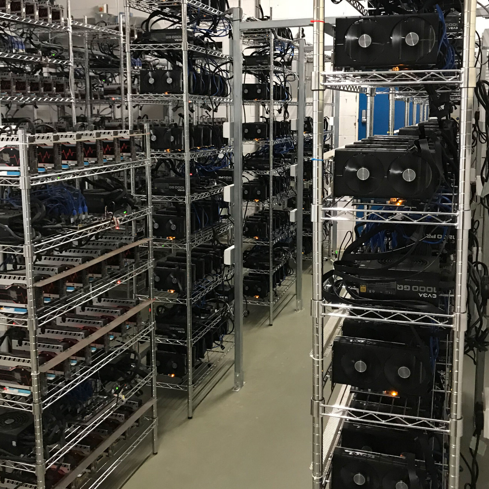 1 x Crypto Mining Rig Ethereum Bitcoin Alt Coins 12 GPUs (32Mh/s per ...