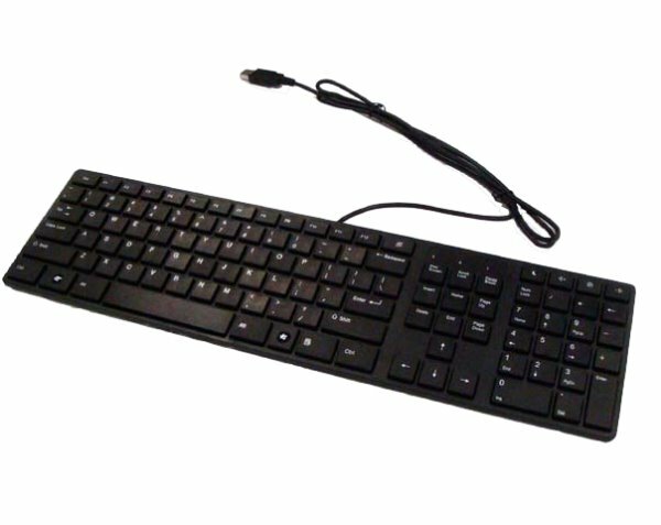 Deluxe Ultra Slim Chiclet Style Keyboard (USB) - Black | eBay