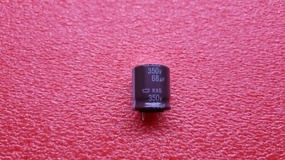68uF 350V 105°C KXG 18x20mm Nippon United Chemi-Con Capacitors Long ...