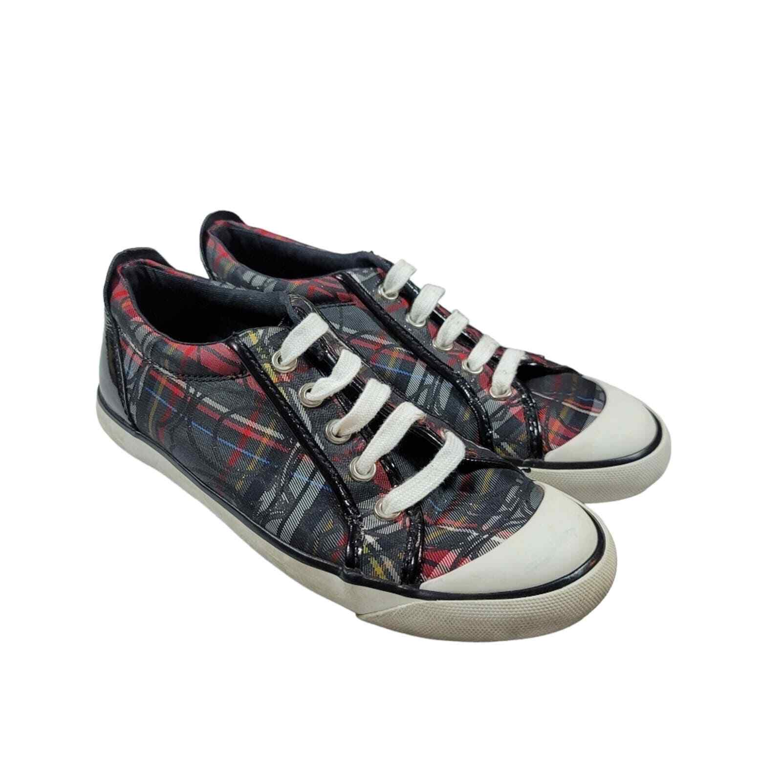 Coach Barrett signature plaid logo sneakers women's s… - Gem