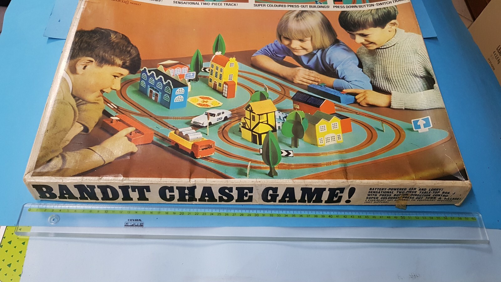 BANDIT CHASE GAME TRIANG GREAT BRITAIN '60 VINTAGE GIOCO IN SCATOLA ...