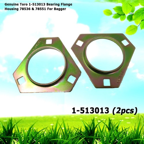 2 Genuine Toro 1-513013 Bearing Flange Housing 78536 & 78551 For Bagger ...