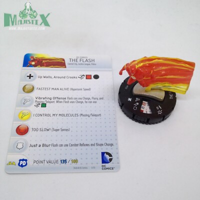 Heroclix Teen Titans set The Flash (Barry Allen) #050 Super Rare figure ...
